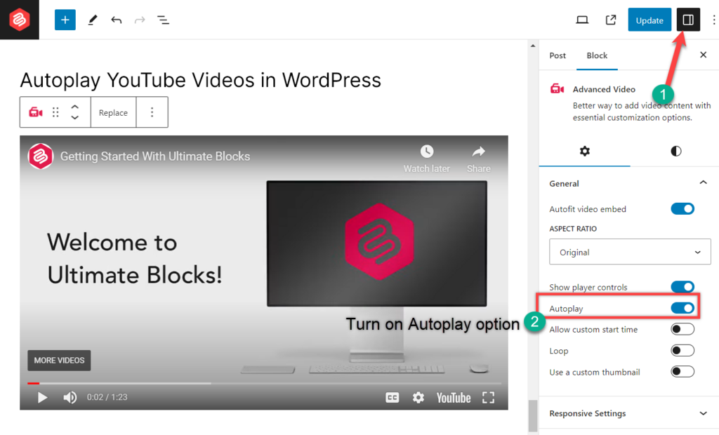 How to Autoplay YouTube Videos in WordPress (Easy Guide)