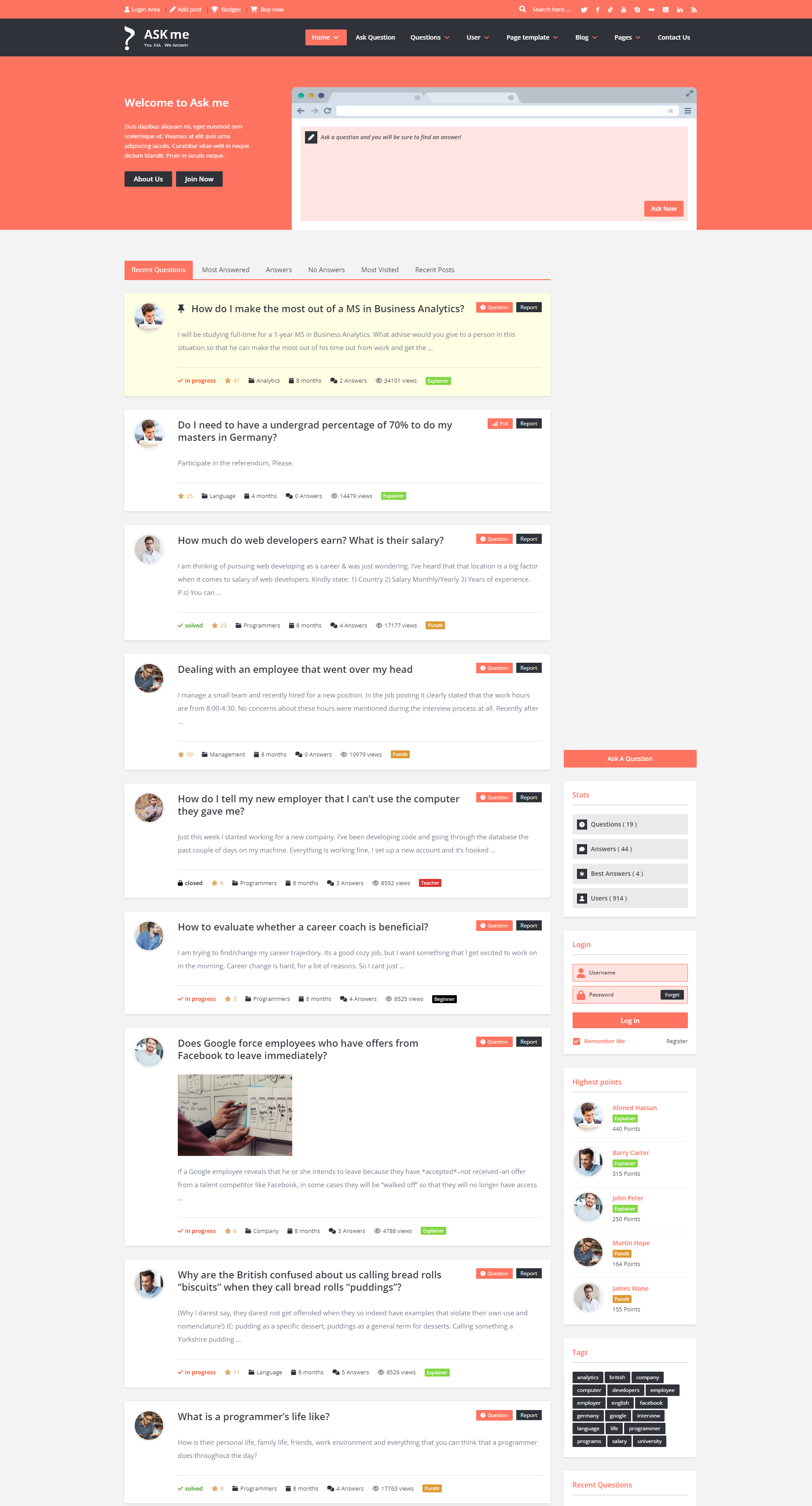 4 Best WordPress Question and Answer Themes (2025)