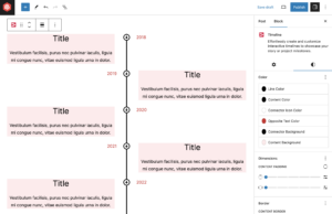 Timeline Block for WordPress - Ultimate Blocks