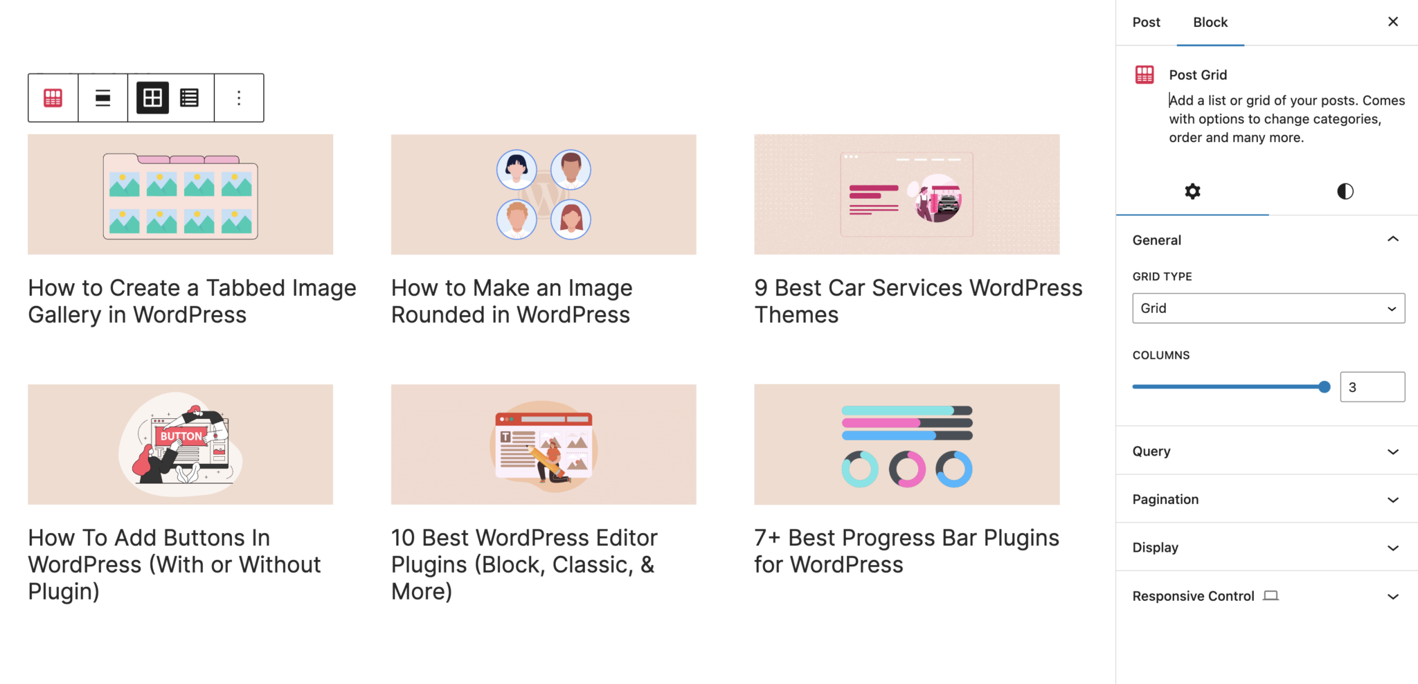 Post Grid Block for WordPress - Ultimate Blocks