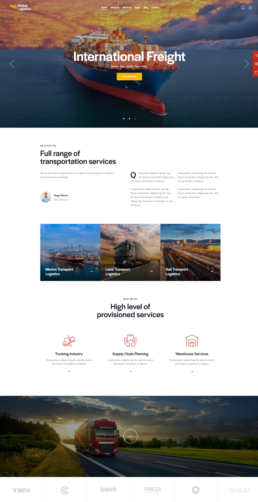 10 Best Transportation and Logistics WordPress Themes (2025)
