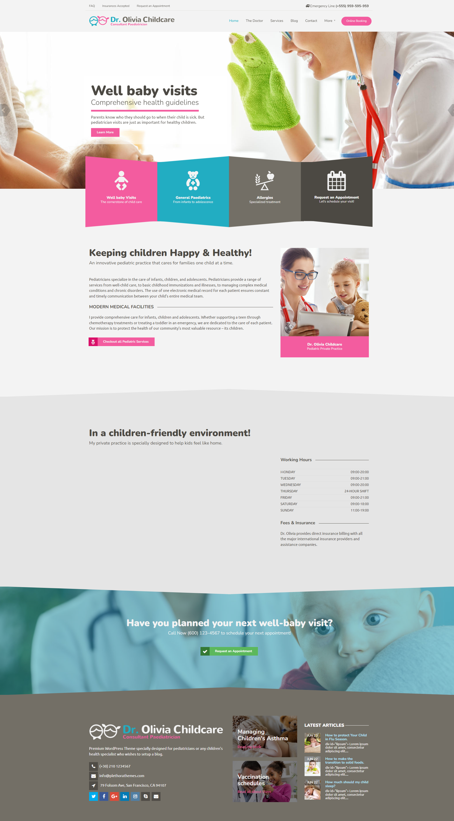 8 Best Pediatrician and Pediatric WordPress Themes (2025)