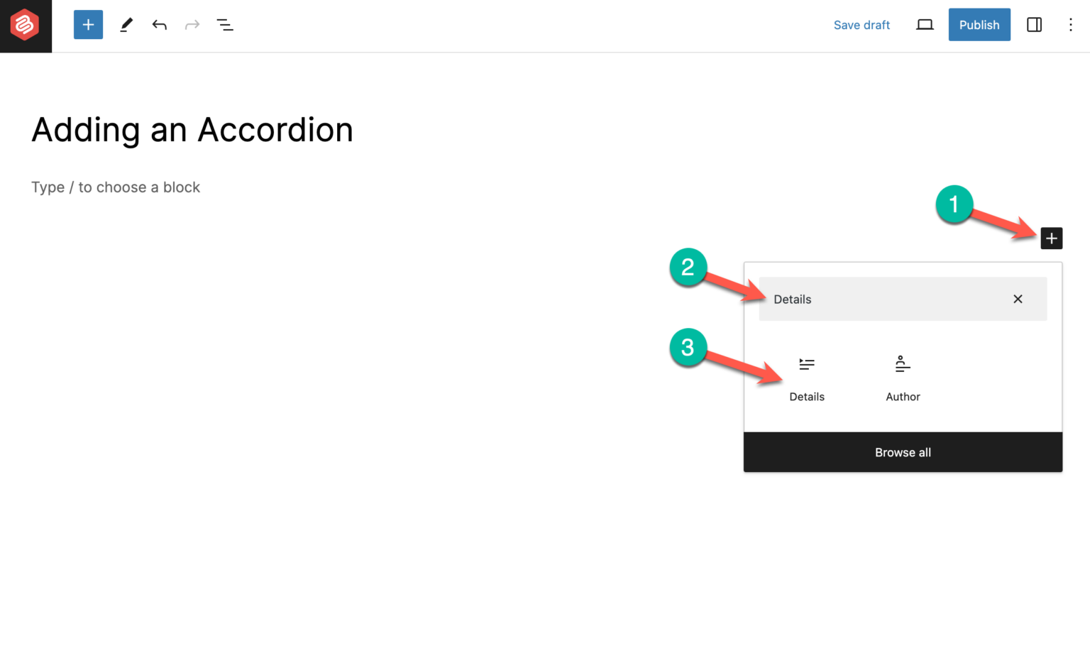 How to Add an Accordion in WordPress (With/out a Plugin)