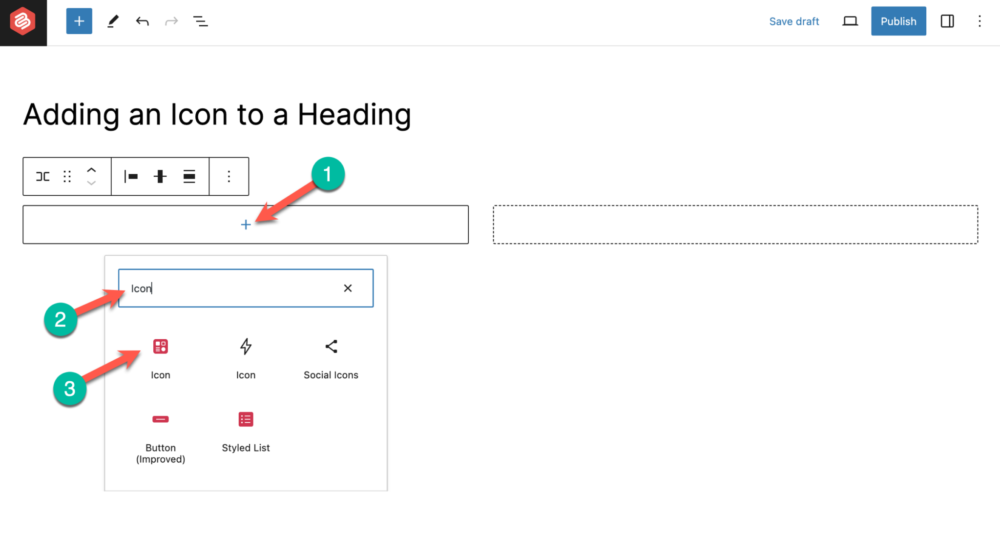 How to Add an Icon to a Heading in WordPress