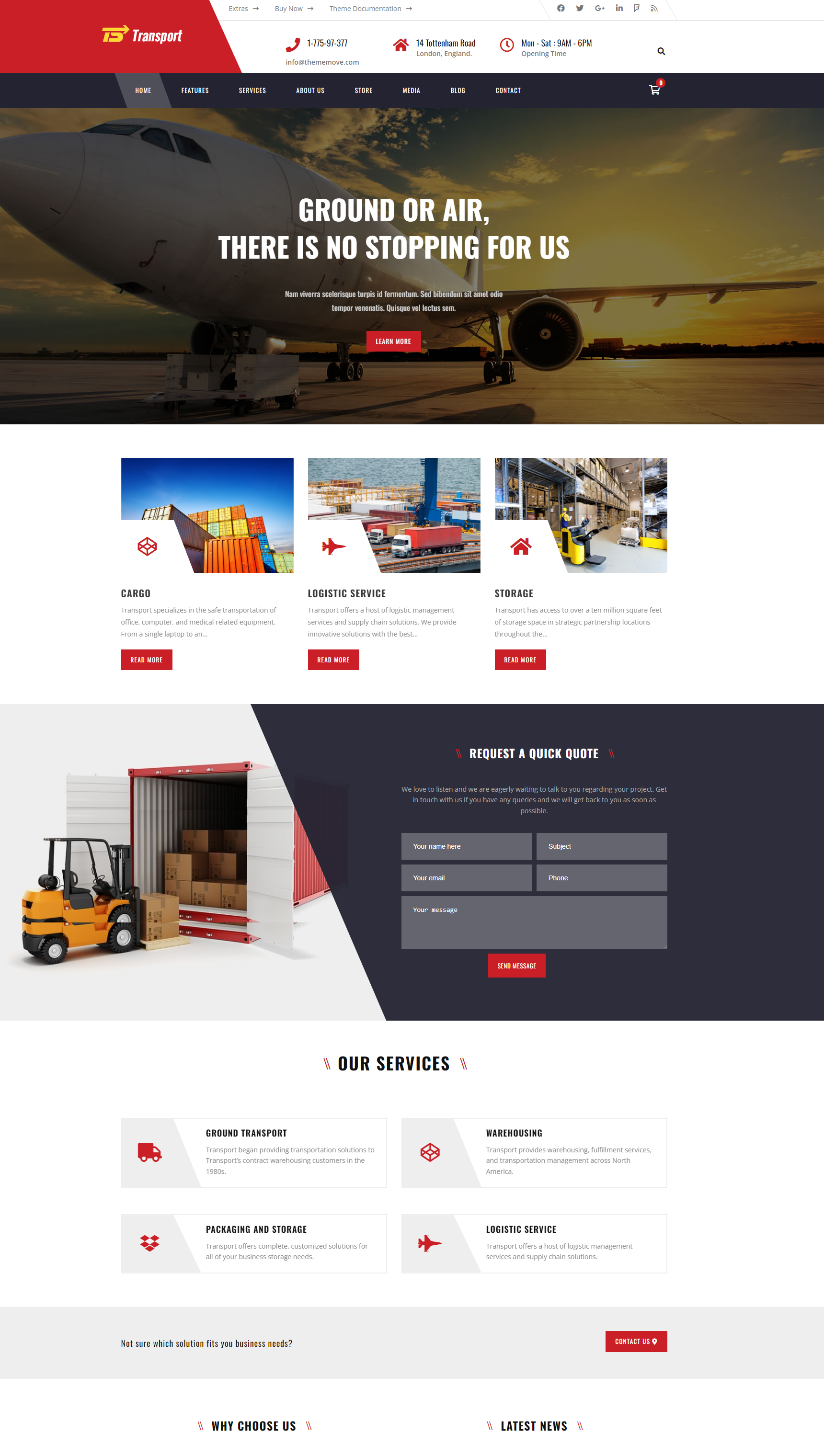 10 Best Transportation and Logistics WordPress Themes (2025)