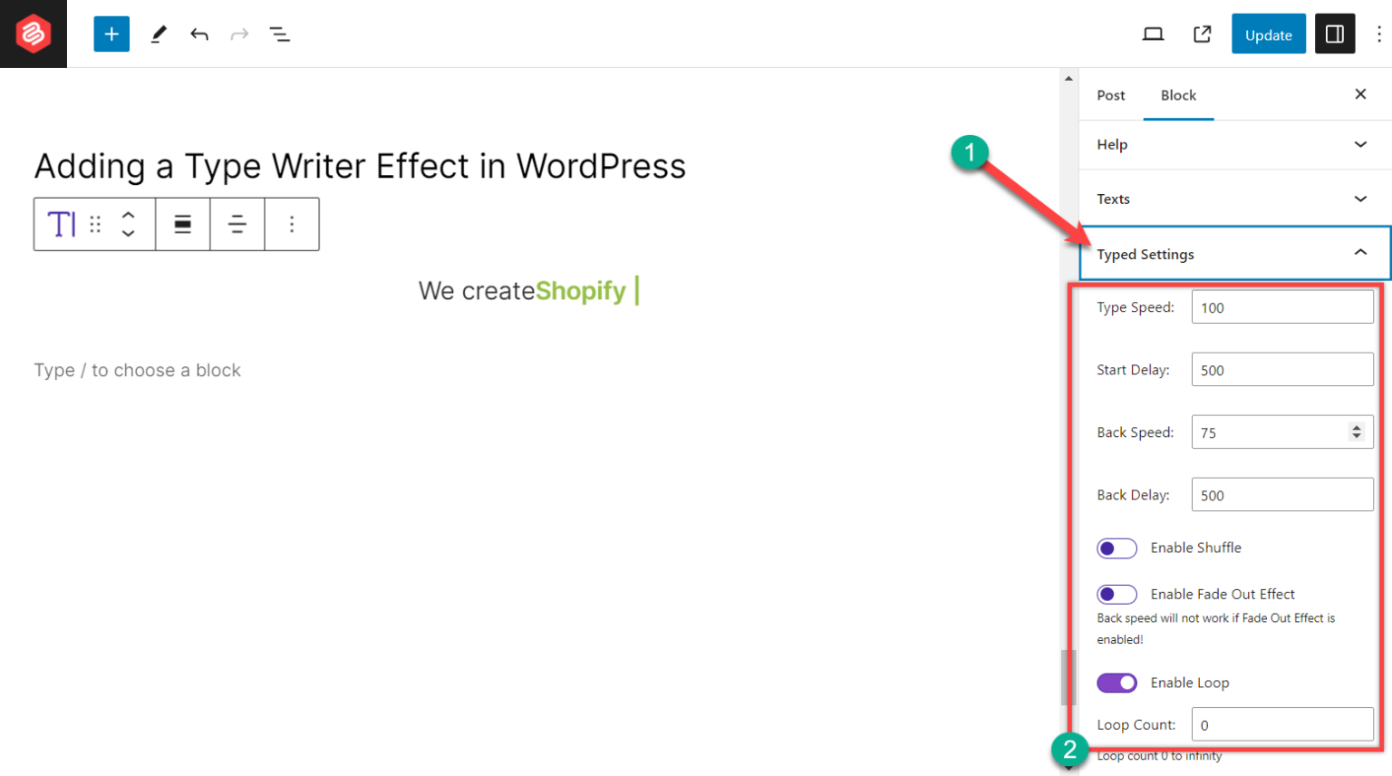 How to Add a Typewriter Effect in WordPress (4 Easy Steps)