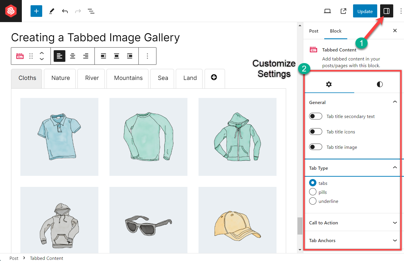 How to Create a Tabbed Image Gallery in WordPress