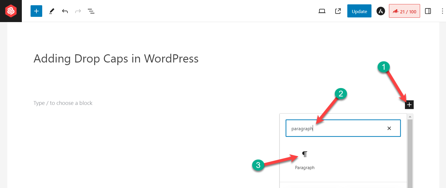 How to Add Drop Caps in WordPress (Easy Steps)