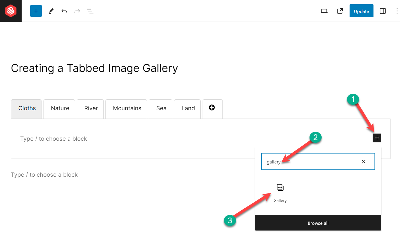 How to Create a Tabbed Image Gallery in WordPress