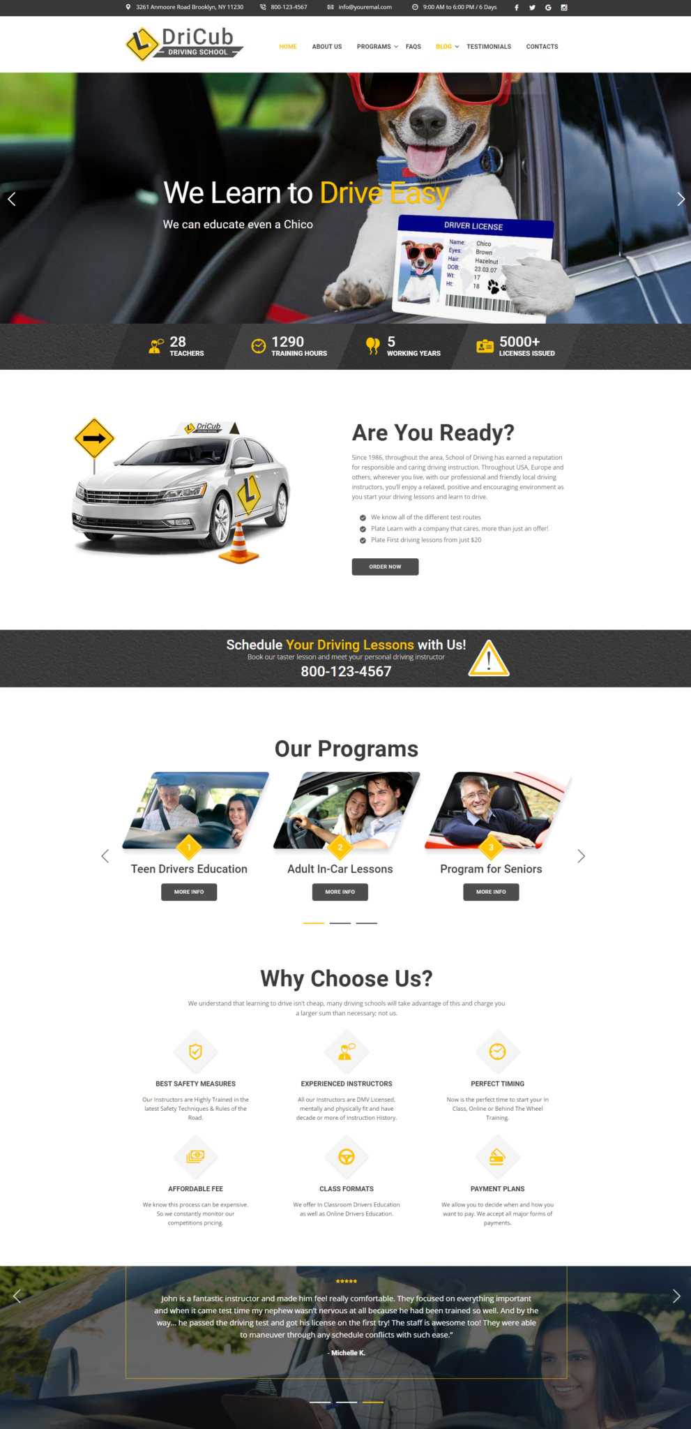 7 Best Driving School WordPress Themes (2025)