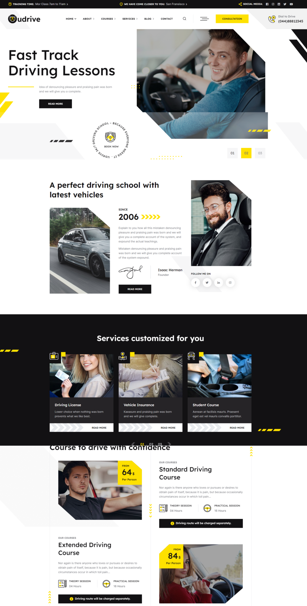 7 Best Driving School WordPress Themes (2025)