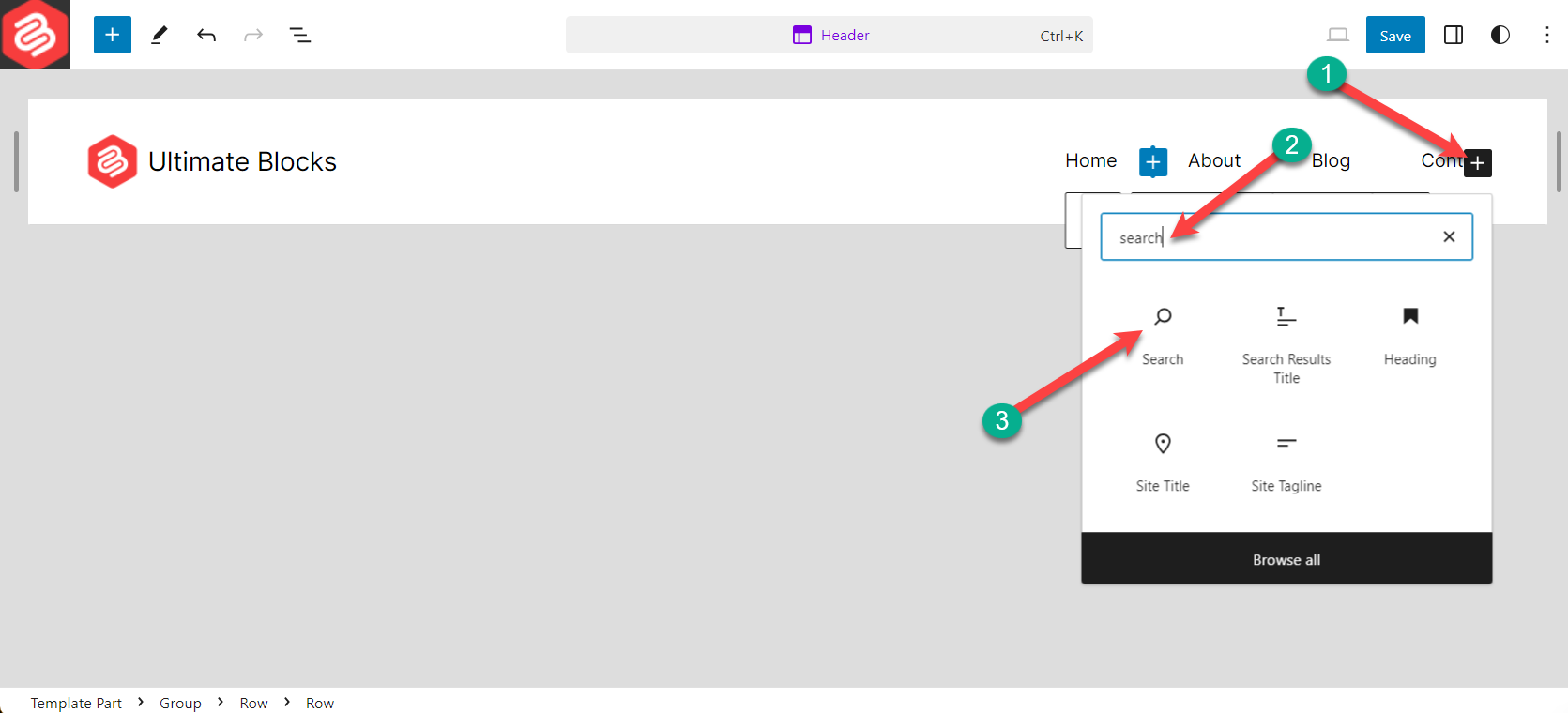 How to Add a Search Bar in WordPress Header