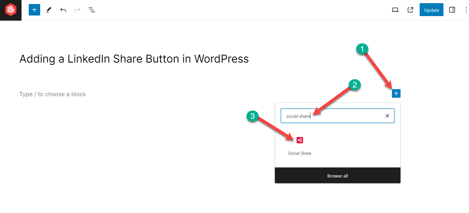 How to Add a LinkedIn Share Button in WordPress