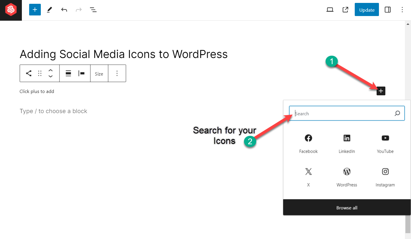 How to Add Social Media Icons to WordPress