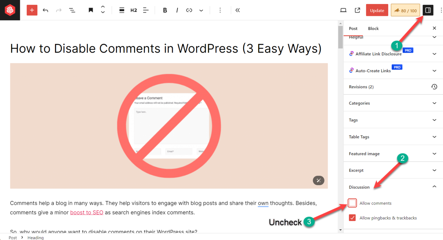 How to Disable Comments in WordPress (3 Easy Ways)
