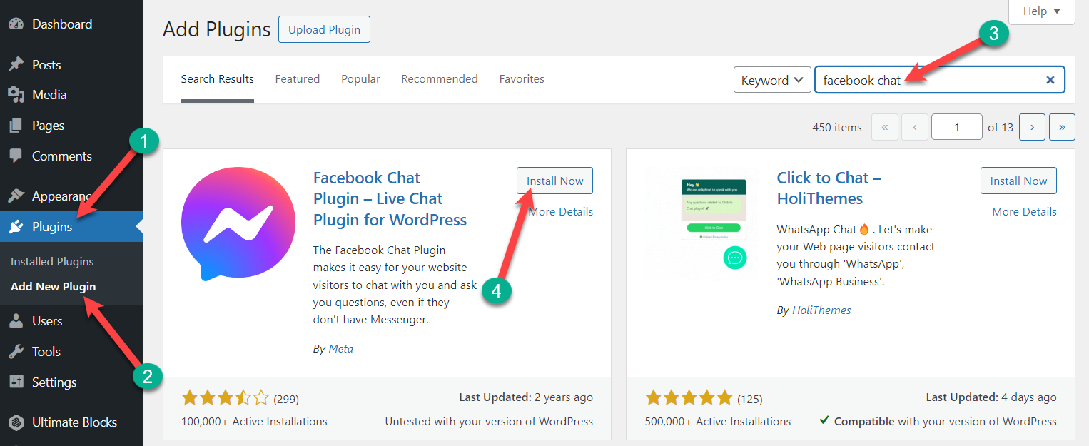 How to Add Facebook Messenger to WordPress Site (2025)