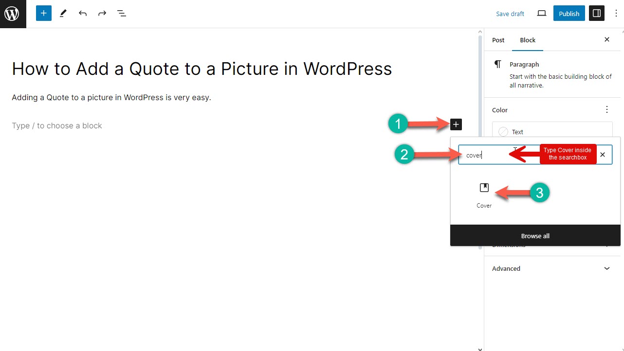 How to Add a Quote to a Picture in WordPress (3 Simple Steps)