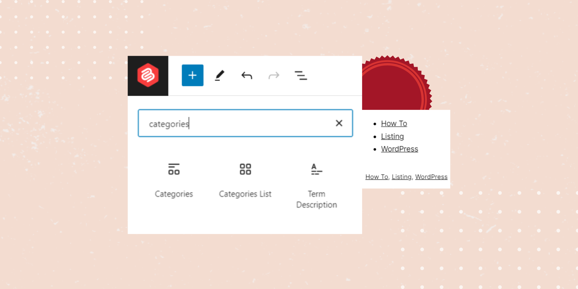 How to Use the WordPress Categories Block (Beginner's Guide)
