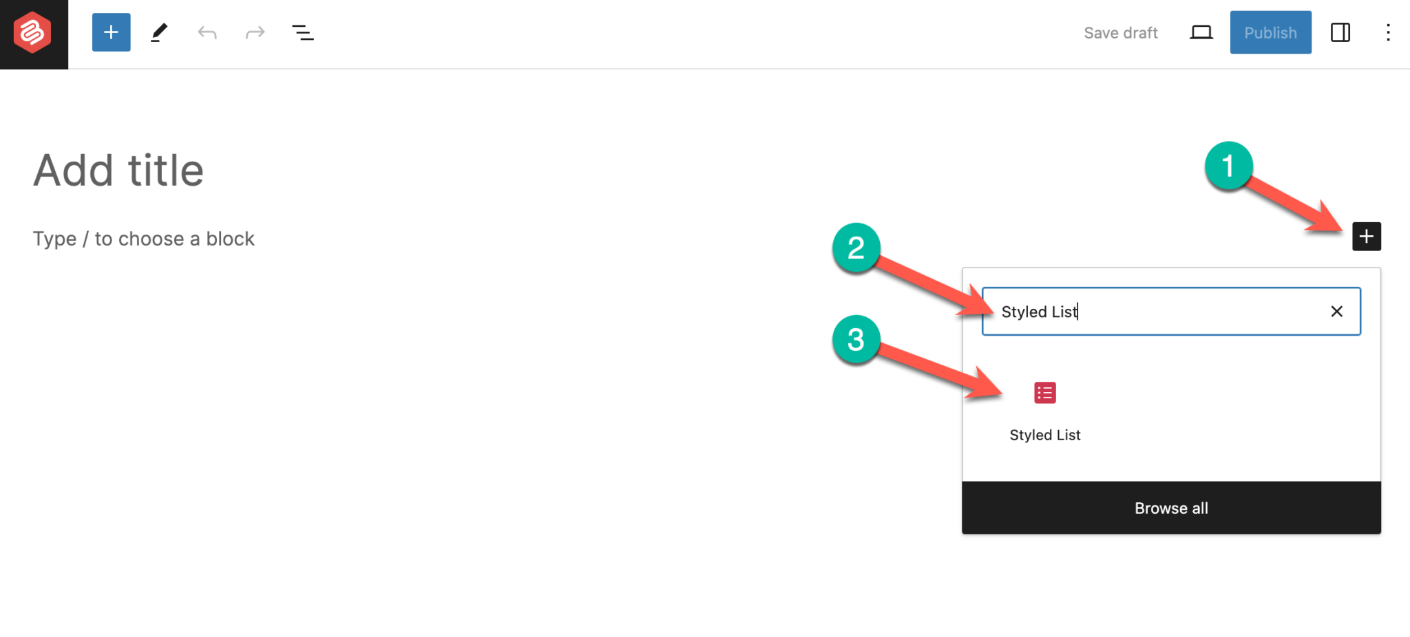 How to Add 'Icon List' in WordPress Posts/Pages