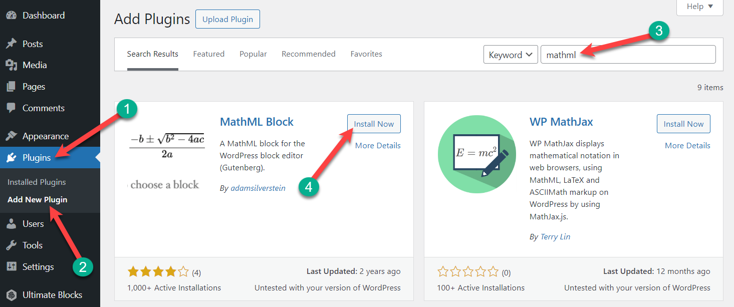 How To Write Math Equations In Wordpress Easily