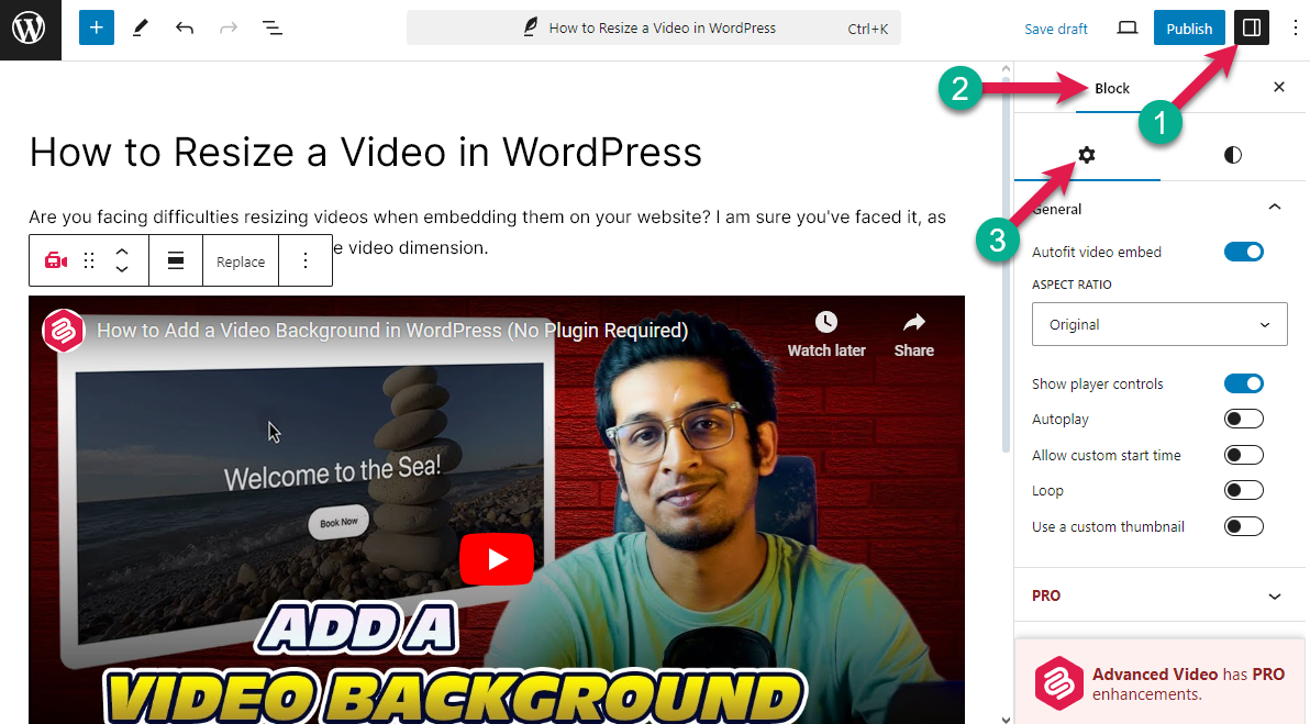 How to Resize a Video in WordPress (3 Easy Steps)