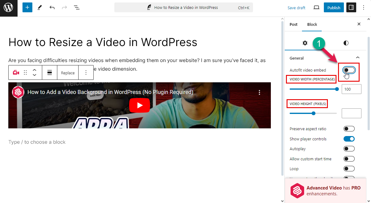 How to Resize a Video in WordPress (3 Easy Steps)