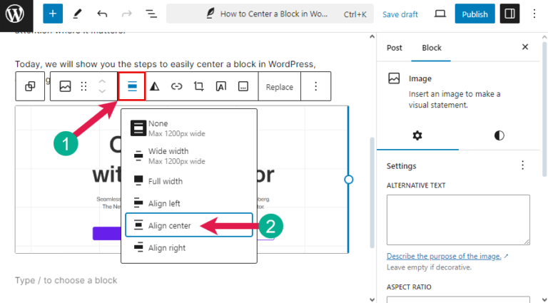 How to Center A Block in WordPress in 3 Simple Steps