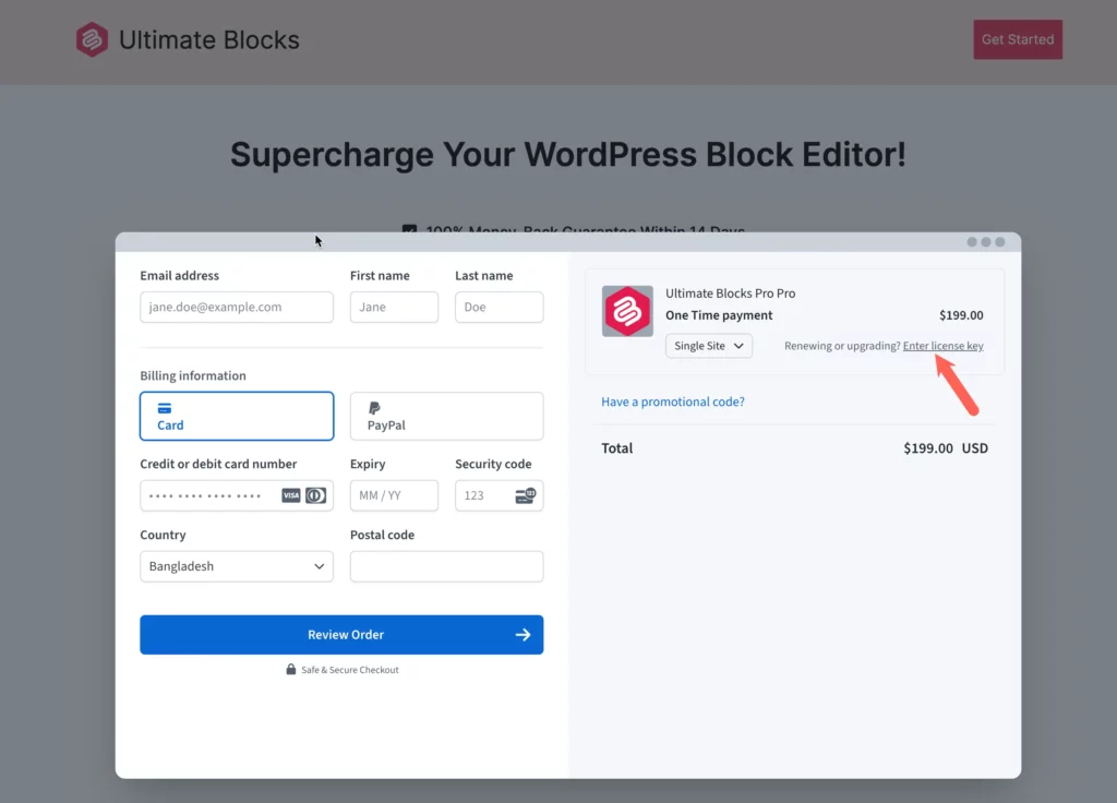 How to Upgrade Your License