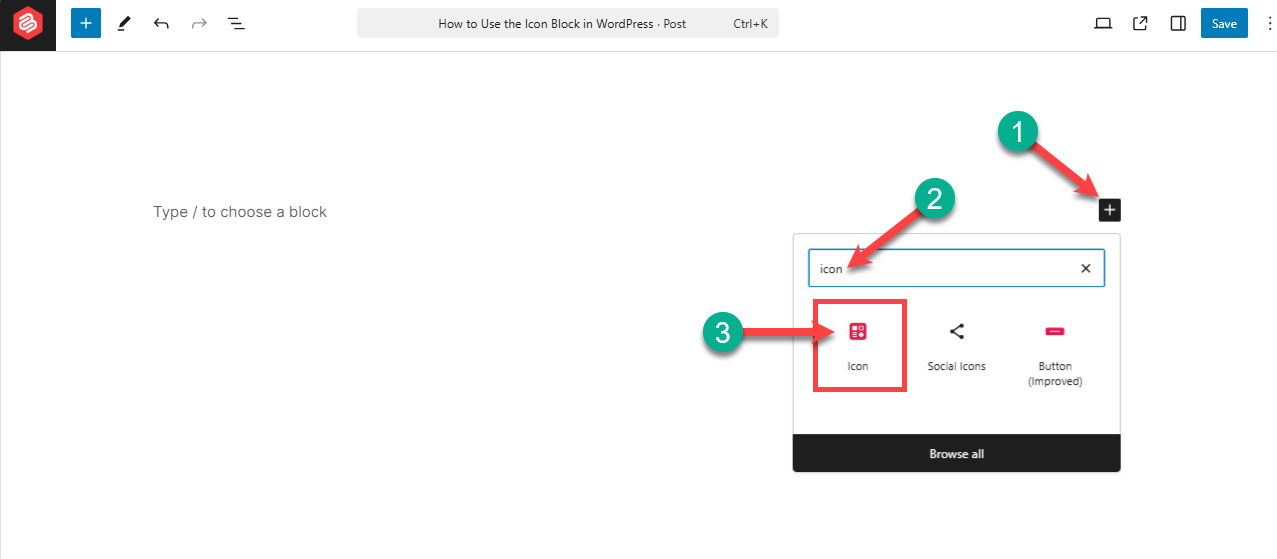 How to Use the Icon Block in WordPress