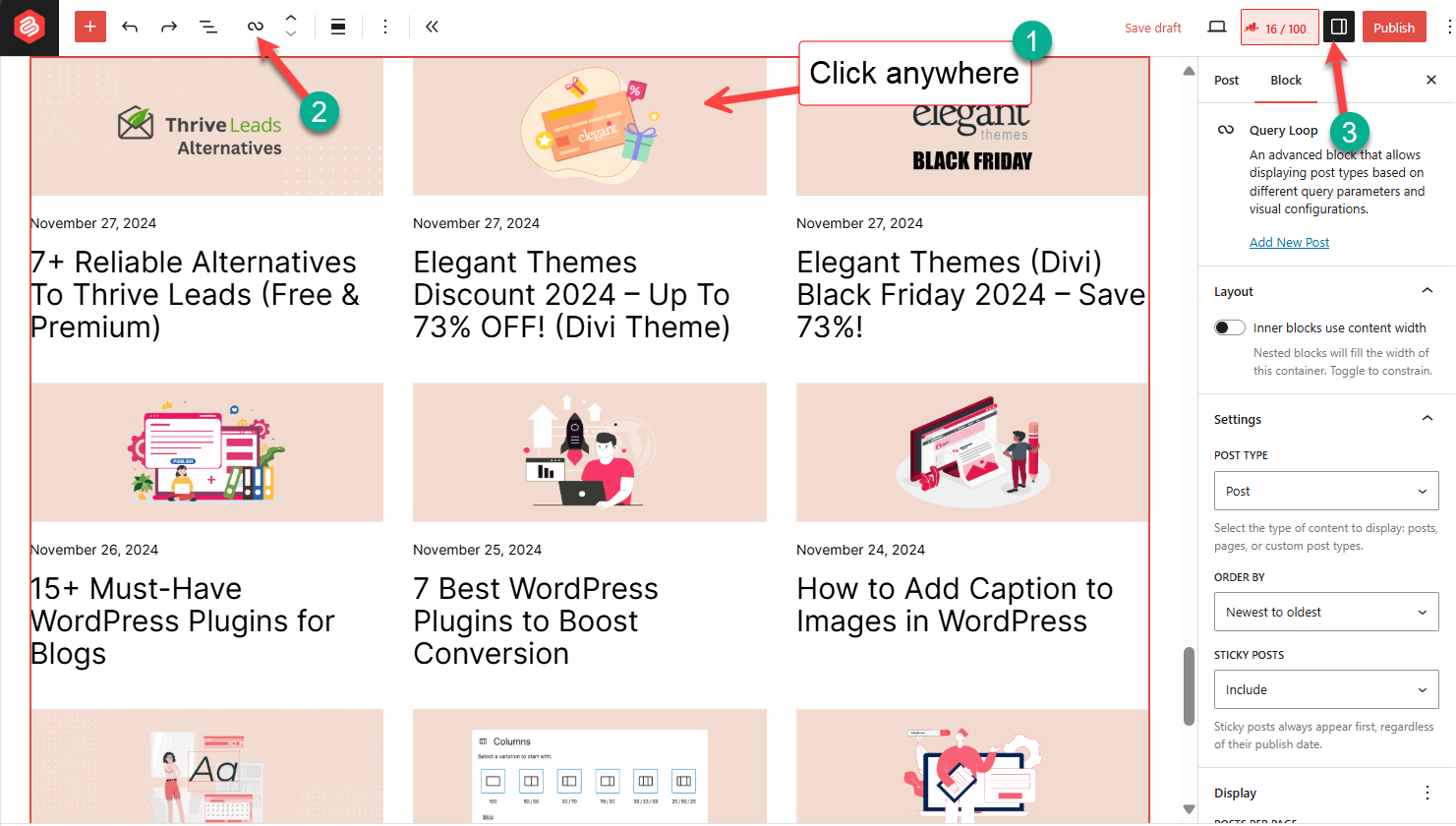 How to Use Query Loop Block in WordPress - Ultimate Blocks