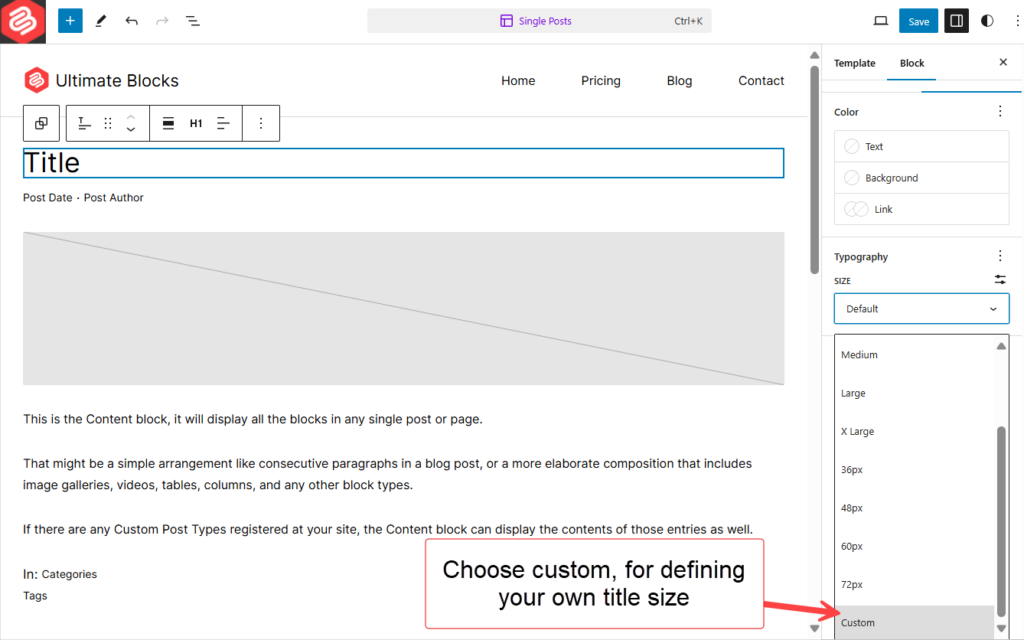 How to Change Post Title Font Size in WordPress