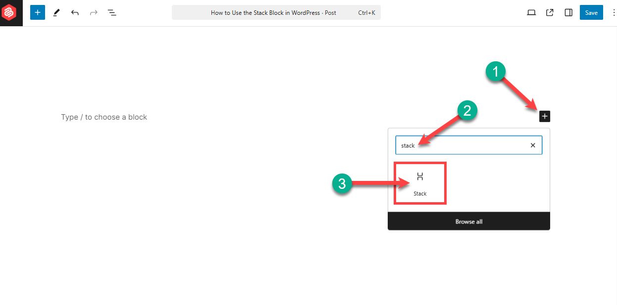 How to Use the Stack Block in WordPress