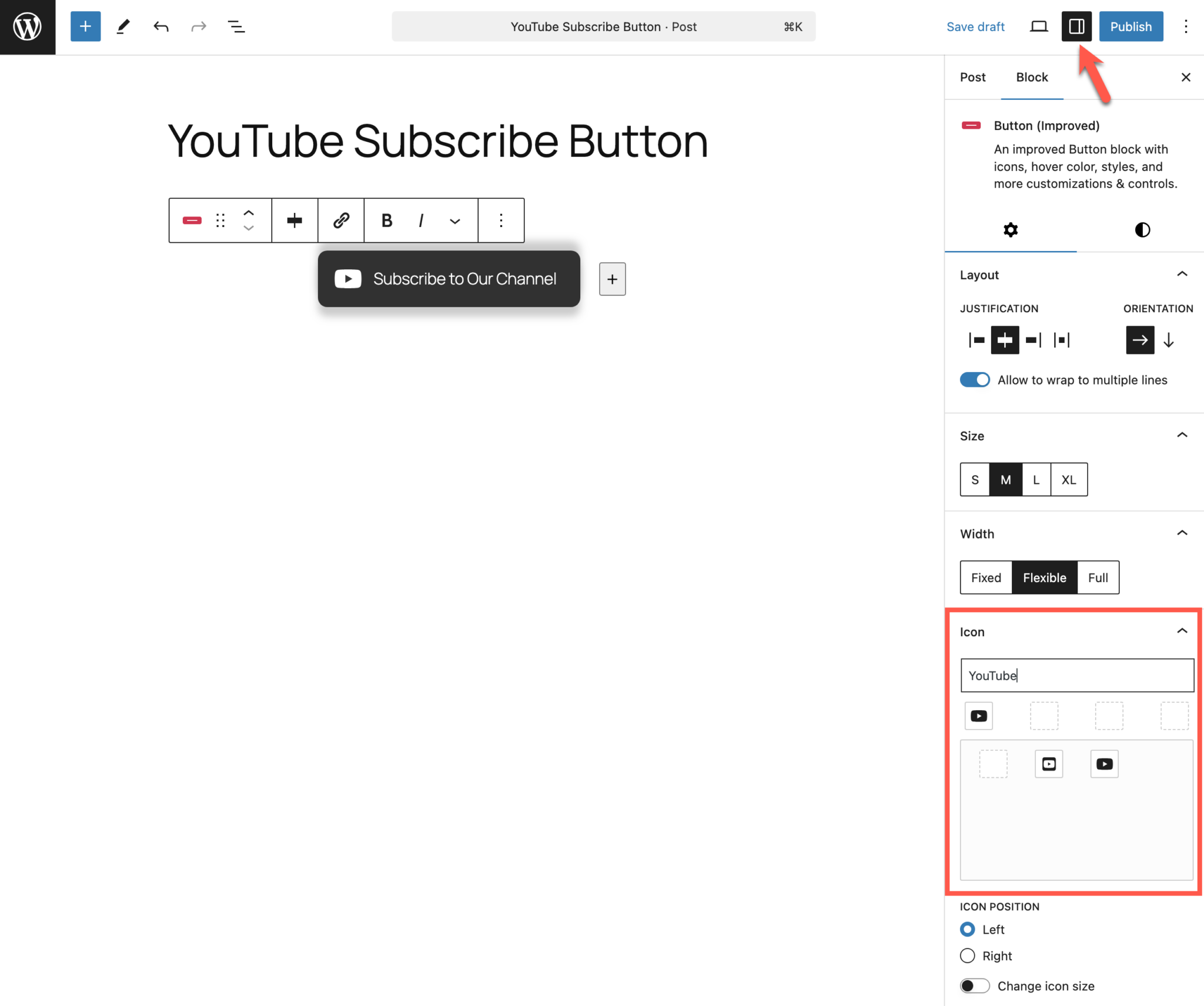 How To Add a YouTube Subscribe Button In WordPress