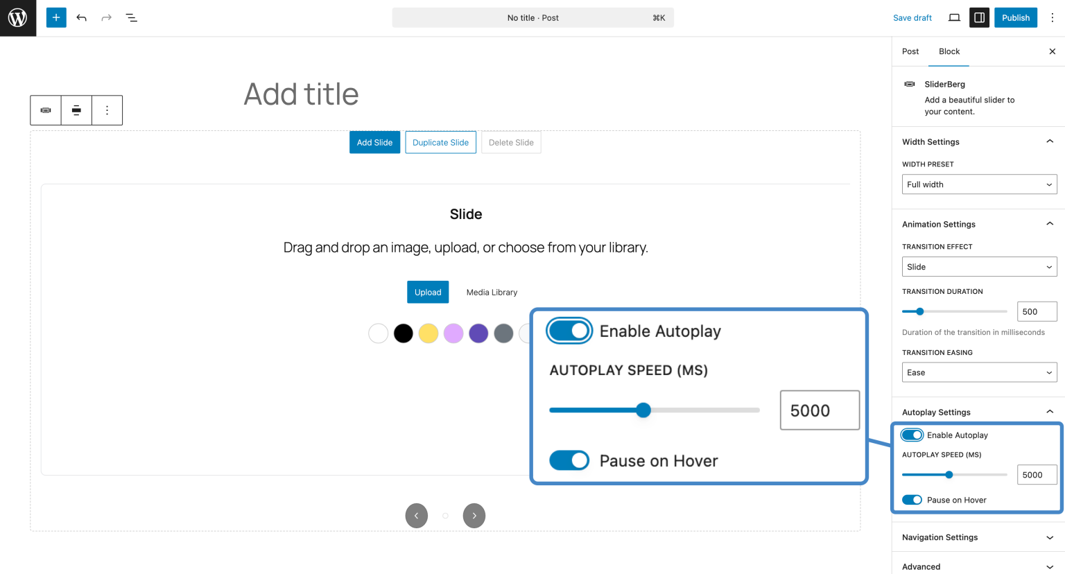 The Best WordPress Slider Block for Gutenberg - Sliderberg