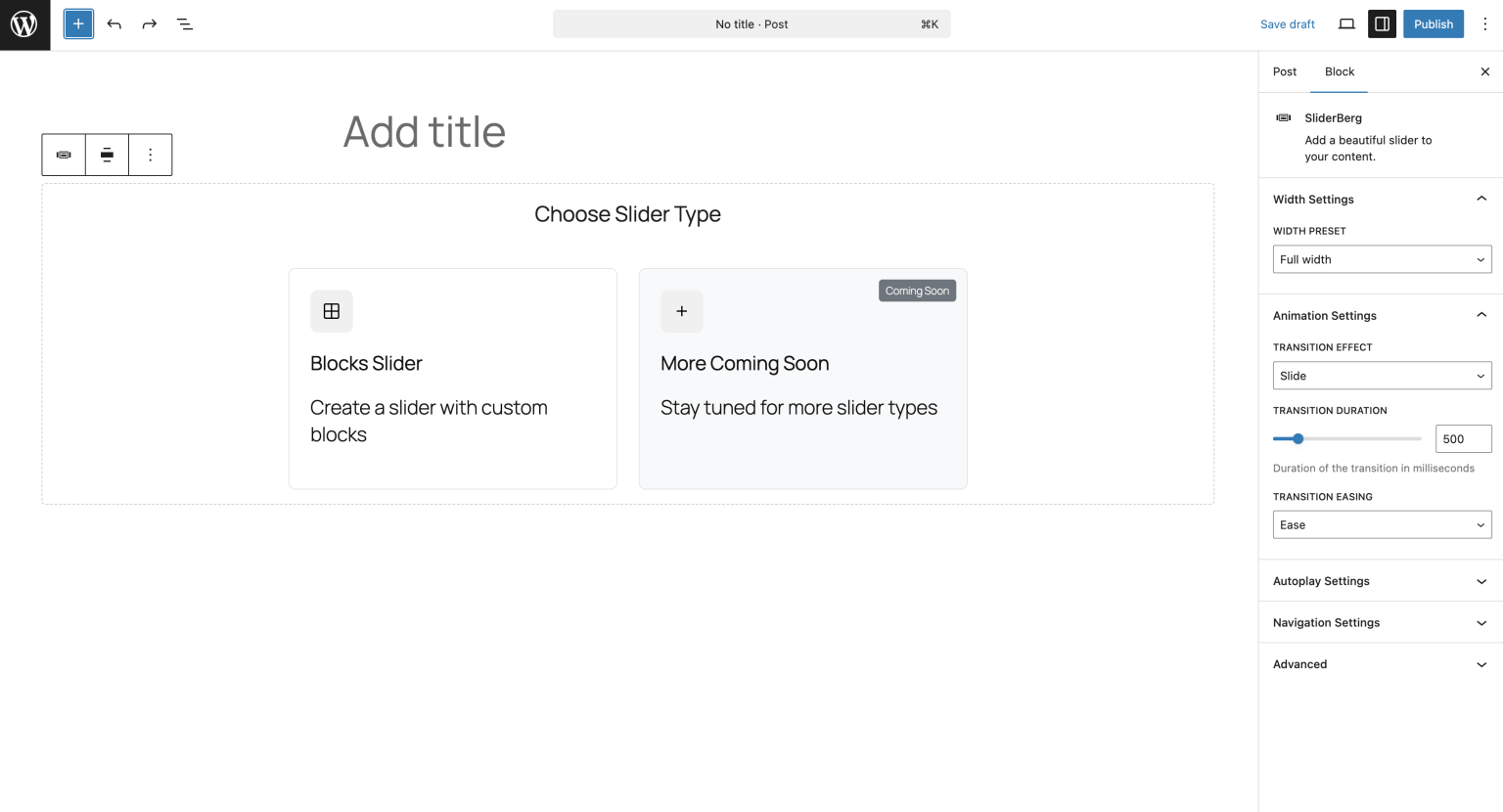 The Best WordPress Slider Block for Gutenberg - Sliderberg