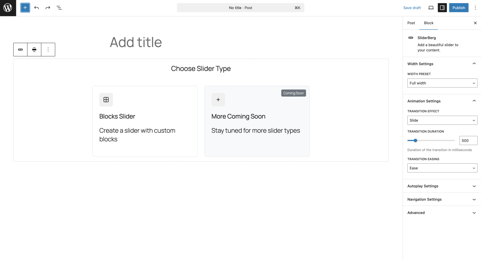 The Best WordPress Slider Block for Gutenberg - Sliderberg