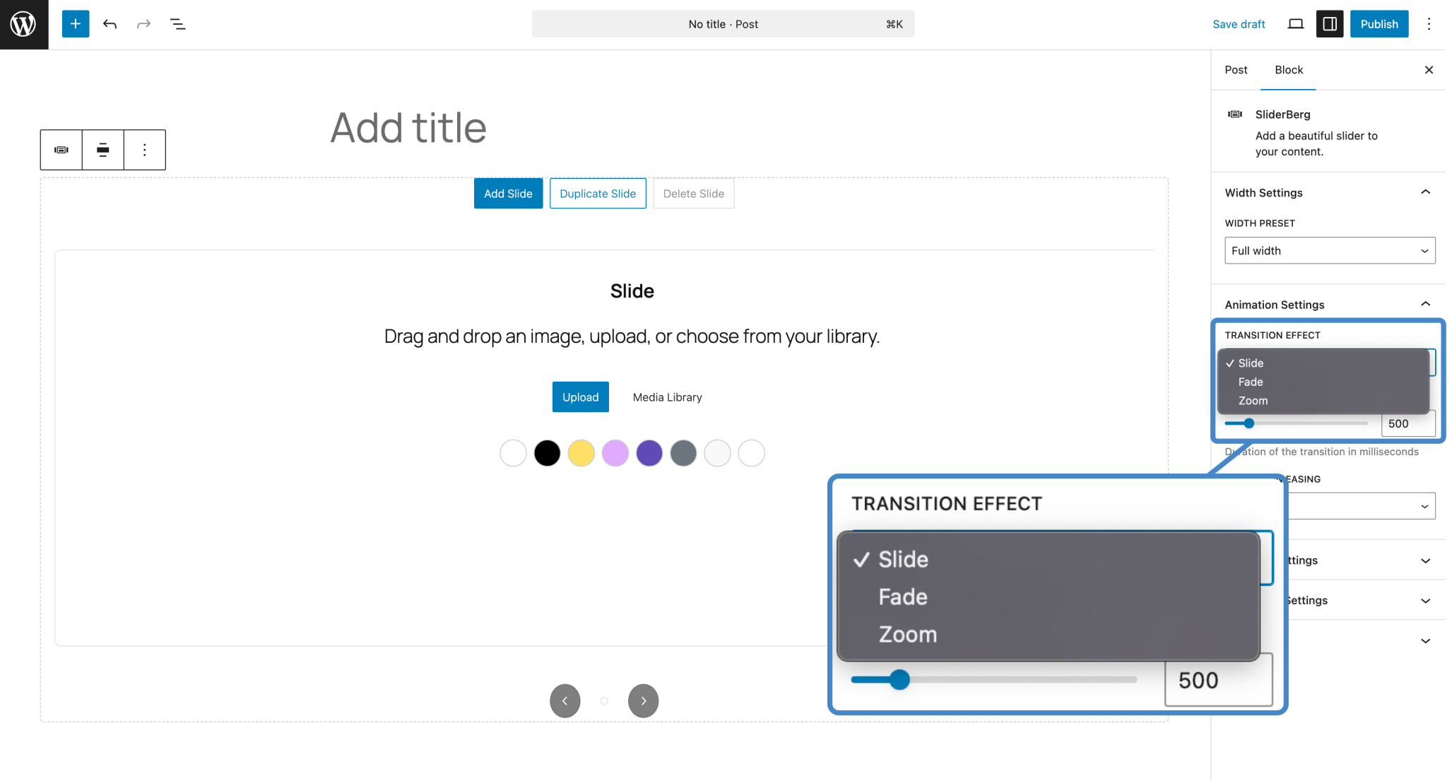 The Best WordPress Slider Block for Gutenberg - Sliderberg