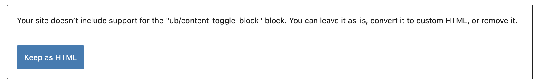 Fix: “Your site doesn’t include support for the ‘ub/...’ block” (Editor Didn’t Load Properly ...