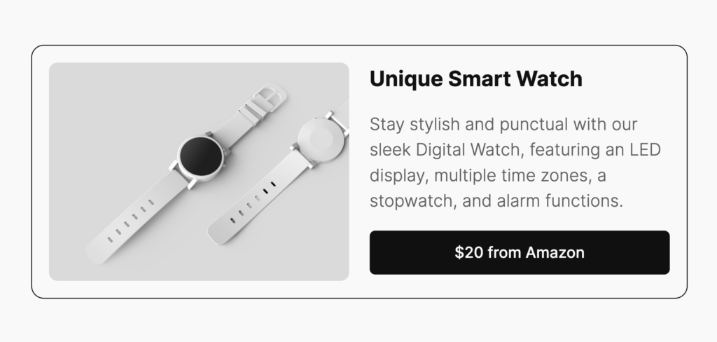 Product Highlight Card with CTA | WordPress Pattern by Ultimate Blocks